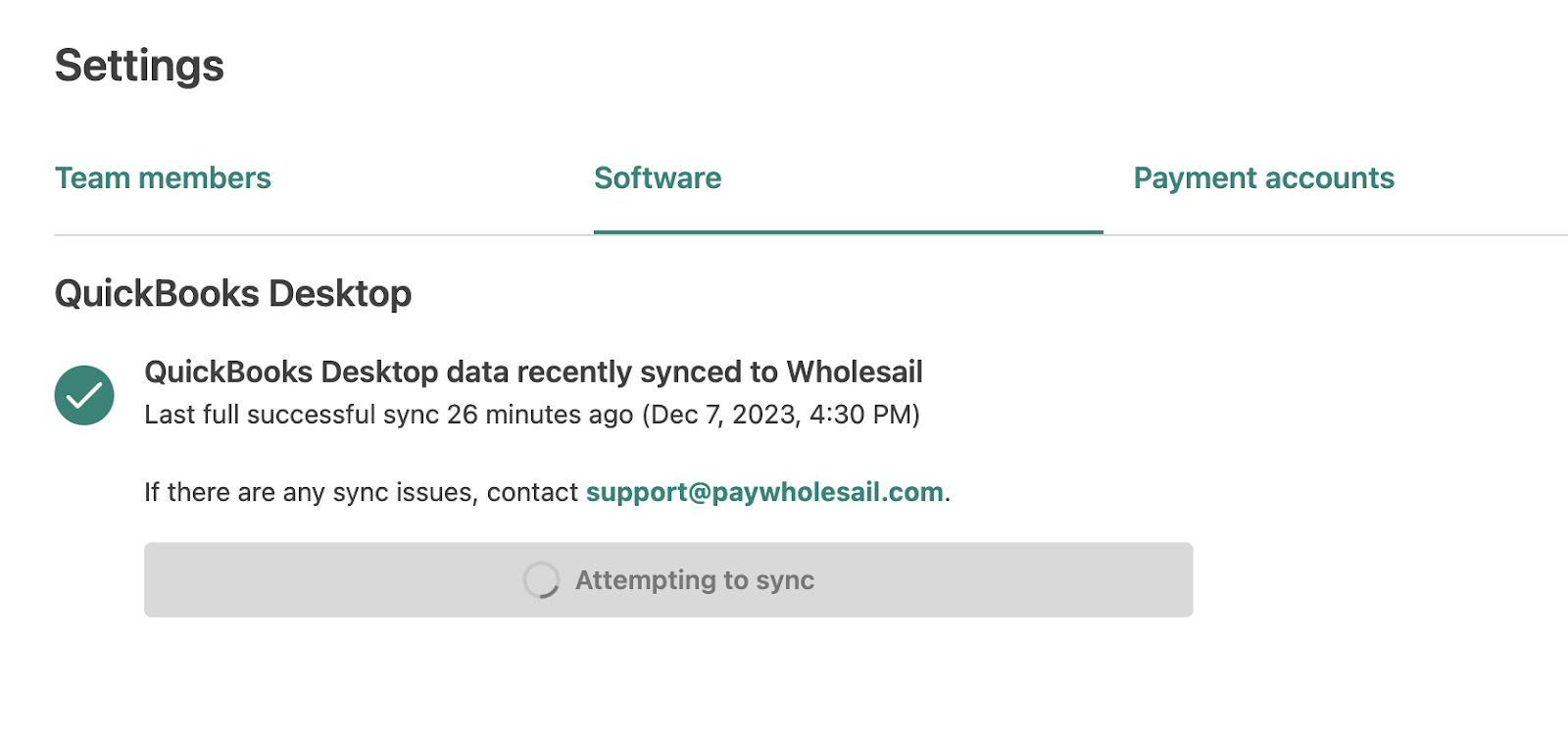 Best practices for keeping QuickBooks Desktop in sync with Wholesail ...