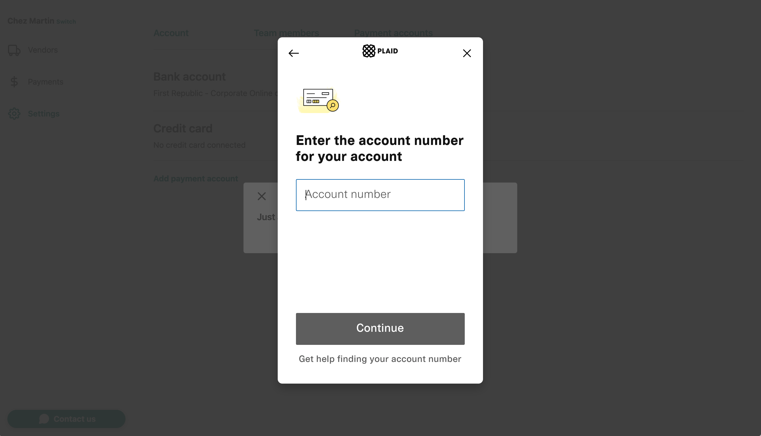 Connect your bank account using account and routing numbers – Wholesail ...