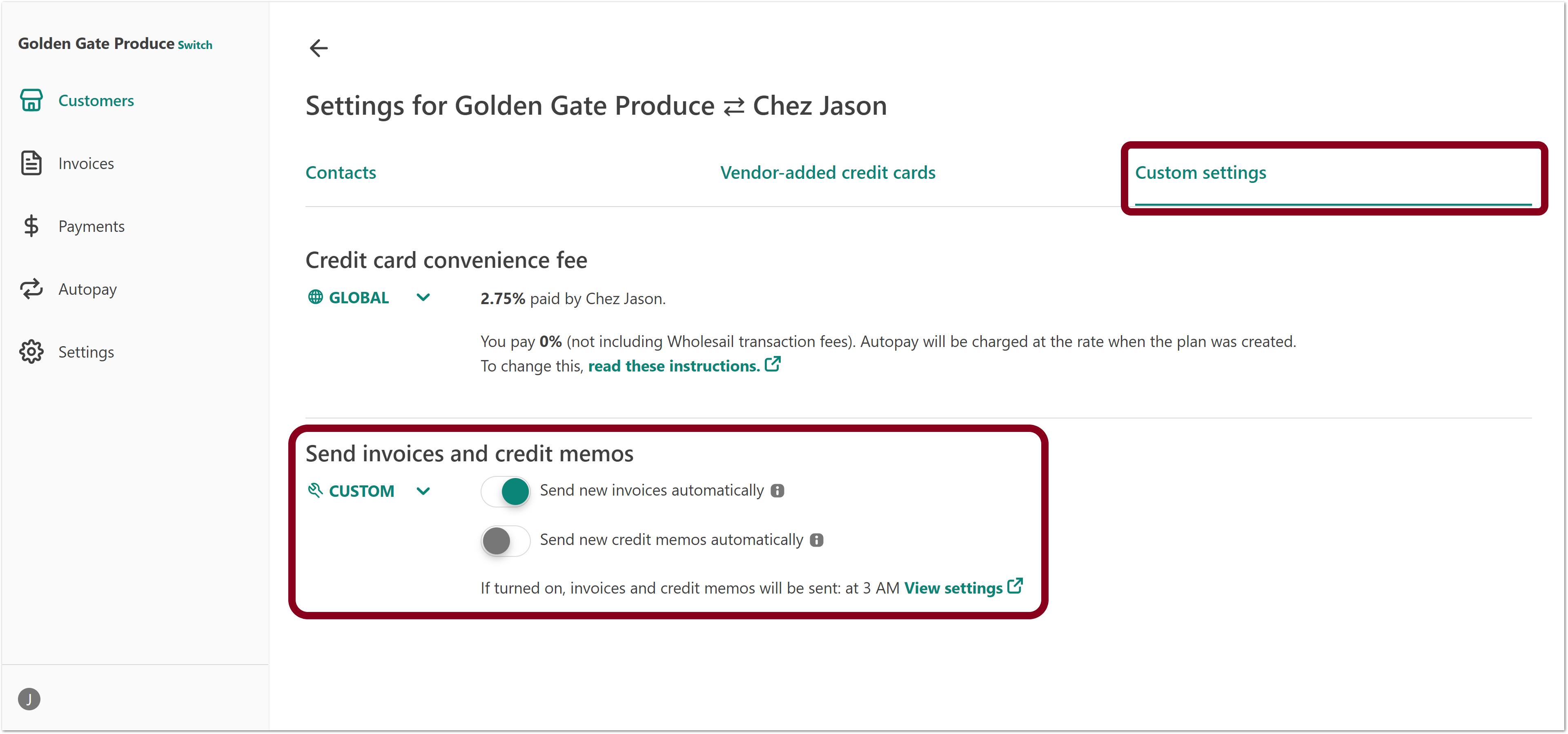 Setting up Automatic Invoice Emails for your Customers – Wholesail Help