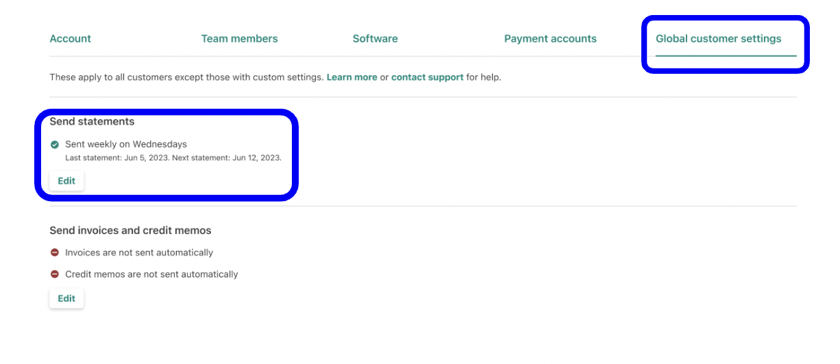 How to Customize Automated Statement Schedules – Wholesail Help
